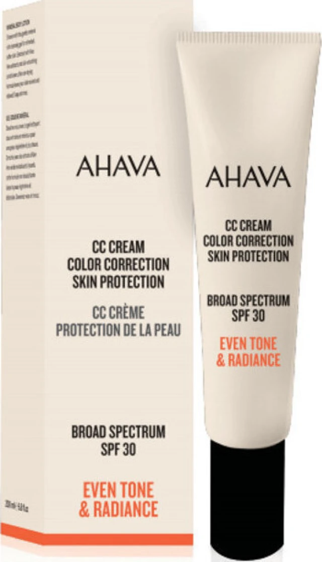Ahava Even Tone & Radiance CC Cream Color & Skin Protection SPF30 30ml ...